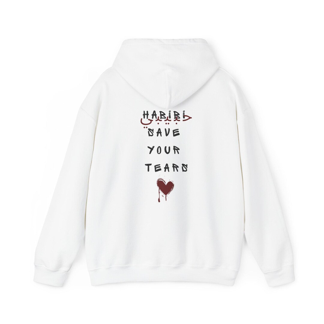 Habibi Save Your Tears Hoodie, the Weekend Hoodie, Arabic Hoodie ...