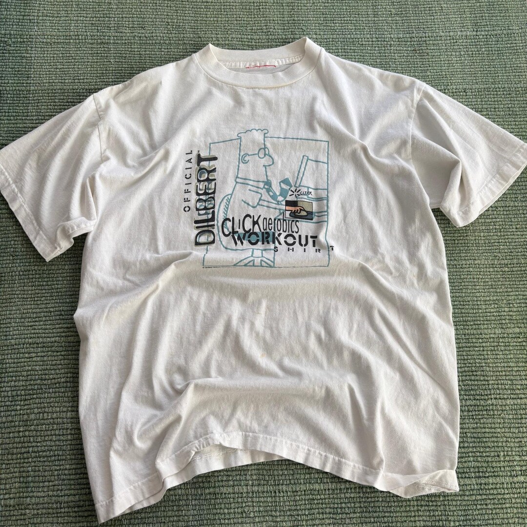 Vintage 90s Dilbert Cartoon Tee Shirt Office Humor Sz L - Etsy