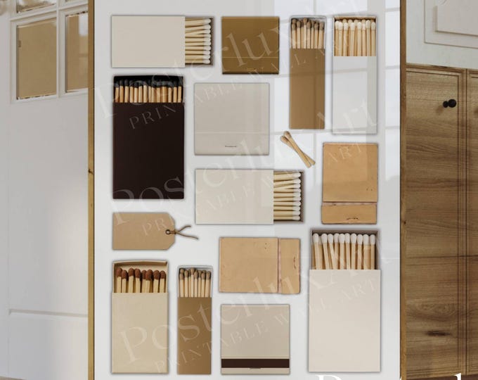 Blank Matchbook | Digital Download | Customizable Matchbooks | Plain ...