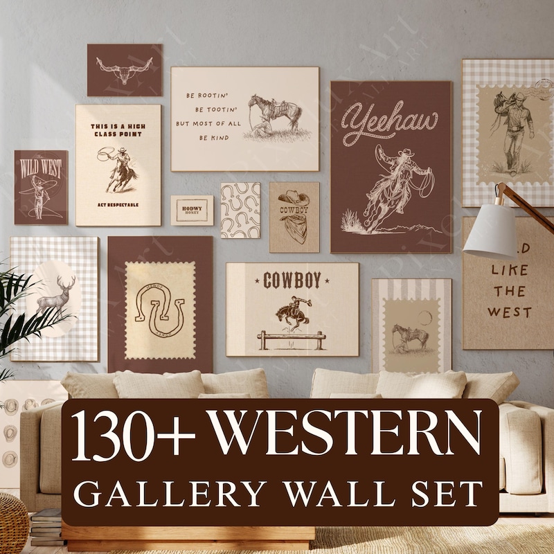 Digital Vintage Western Prints - Etsy