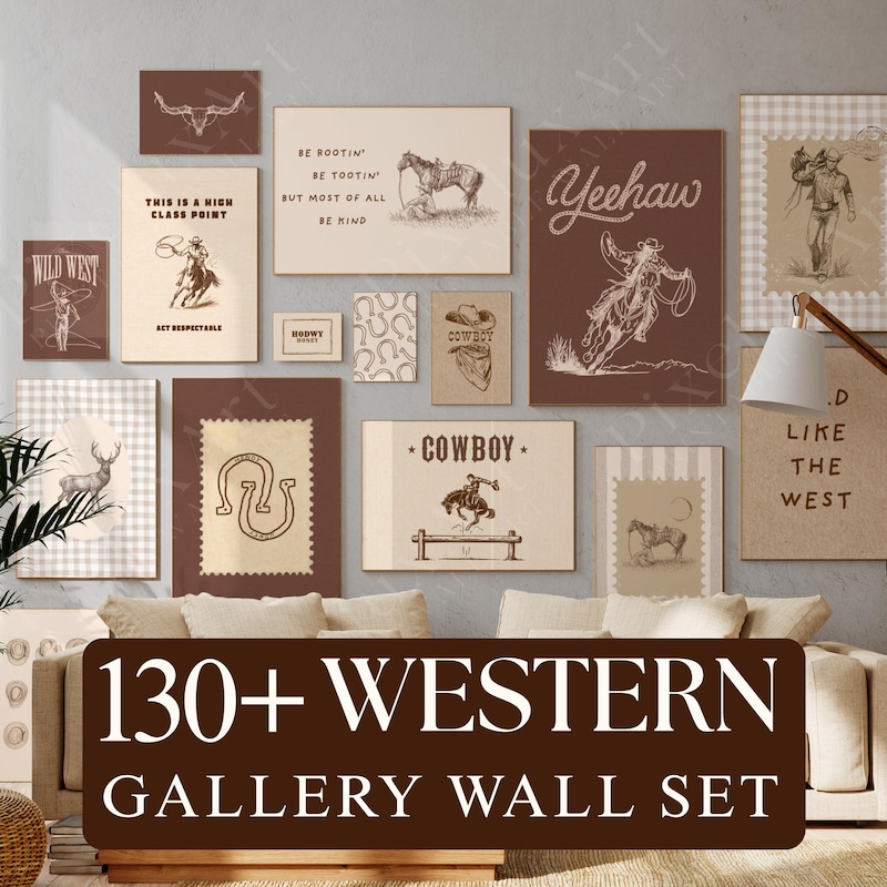 Western Wall Decor - Etsy UK