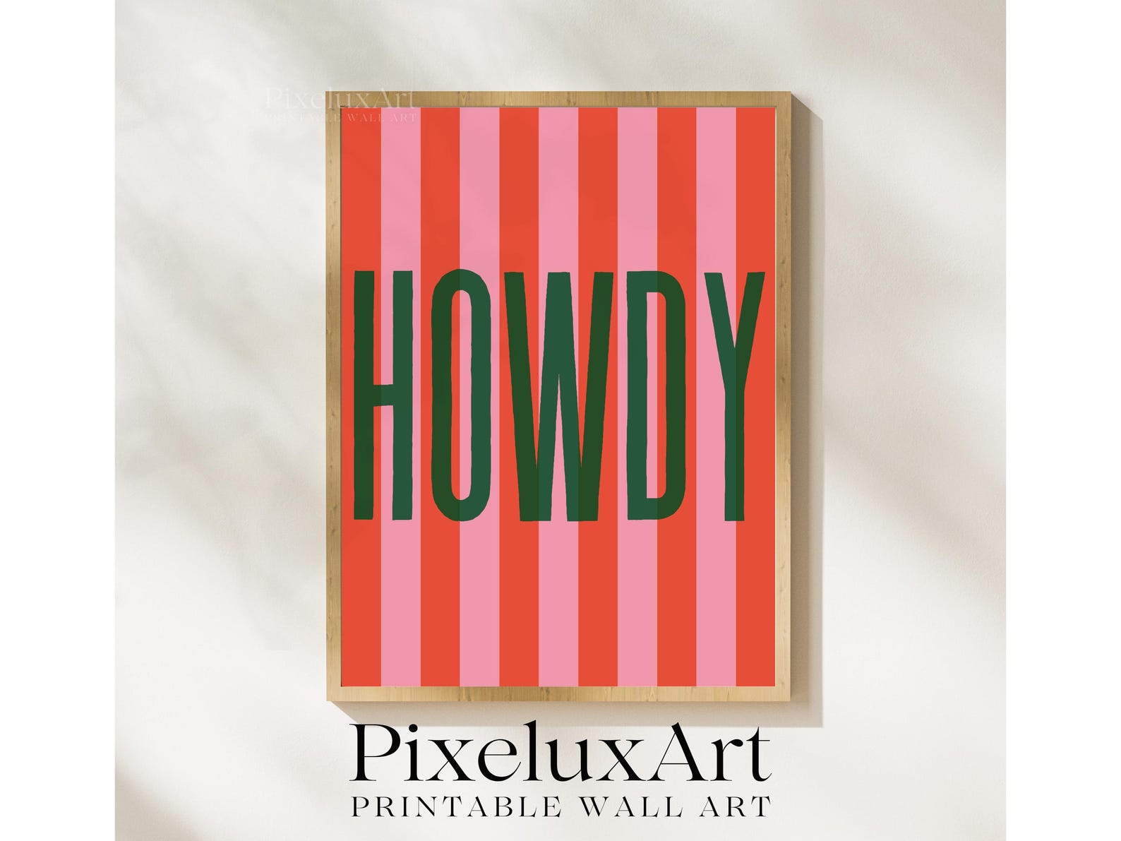 Howdy Poster, Howdy Decorations, Howdy Print, Howdy Wall Art Prints ...