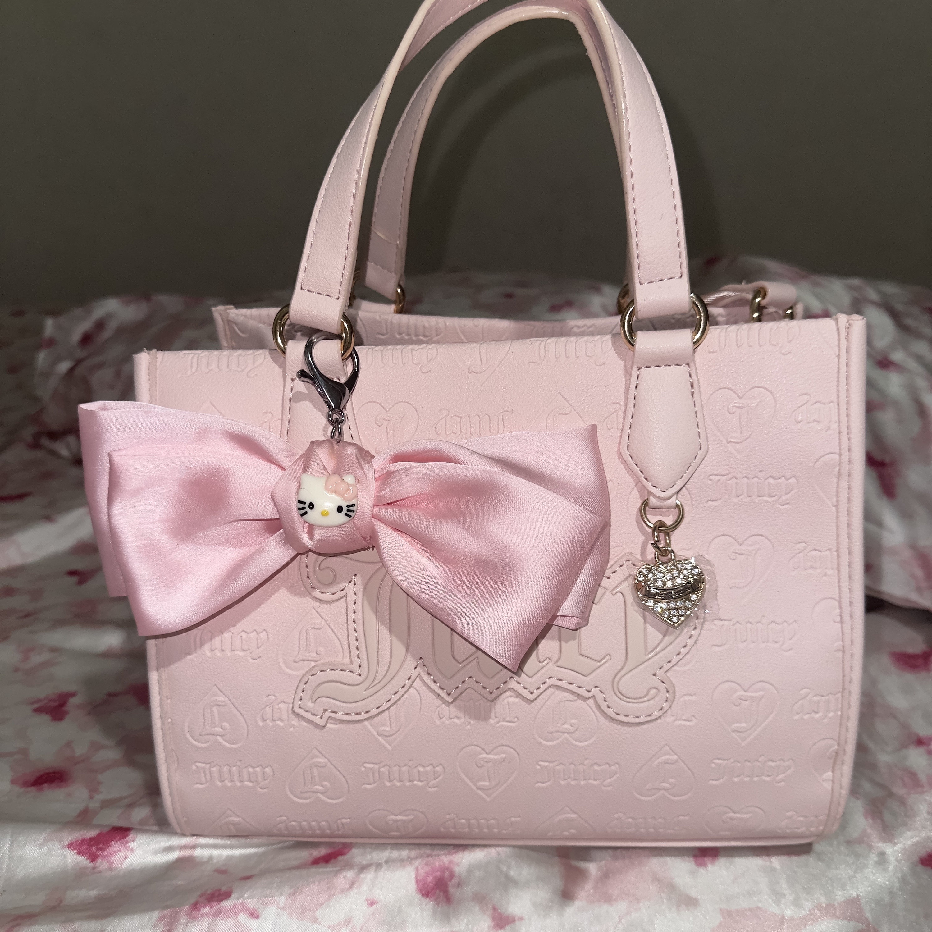 Hello Kitty Bow Charm, Bow Bag Charm, Hello Kitty Keychain, Hello Kitty ...