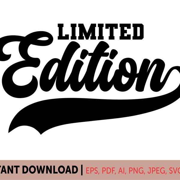 Limited Edition Svg - Etsy