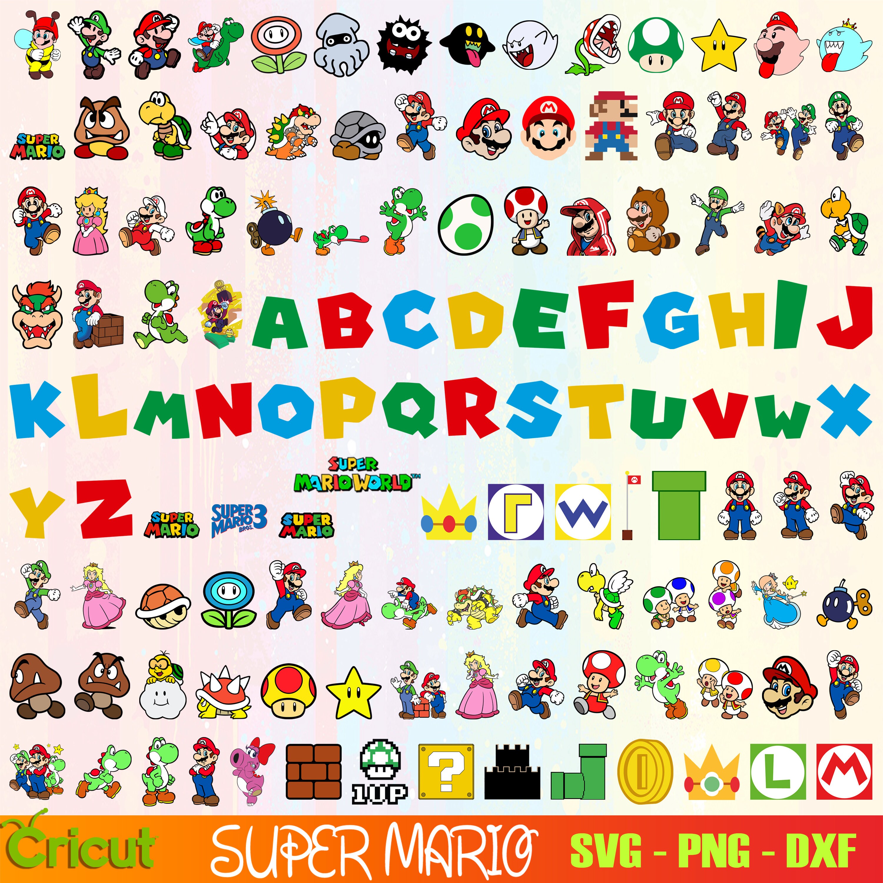 Super Mario World Font