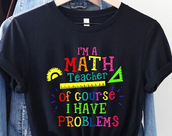 Math Teacher Shirt Problem Solver Math Teacher T-shirt Best - Etsy