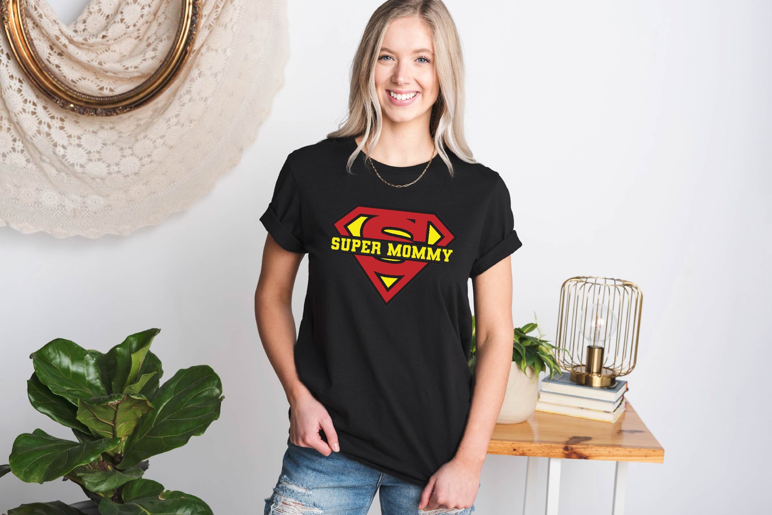 Personalization Super Mom Shirt, Family Matching Shirt, Super Hero ...