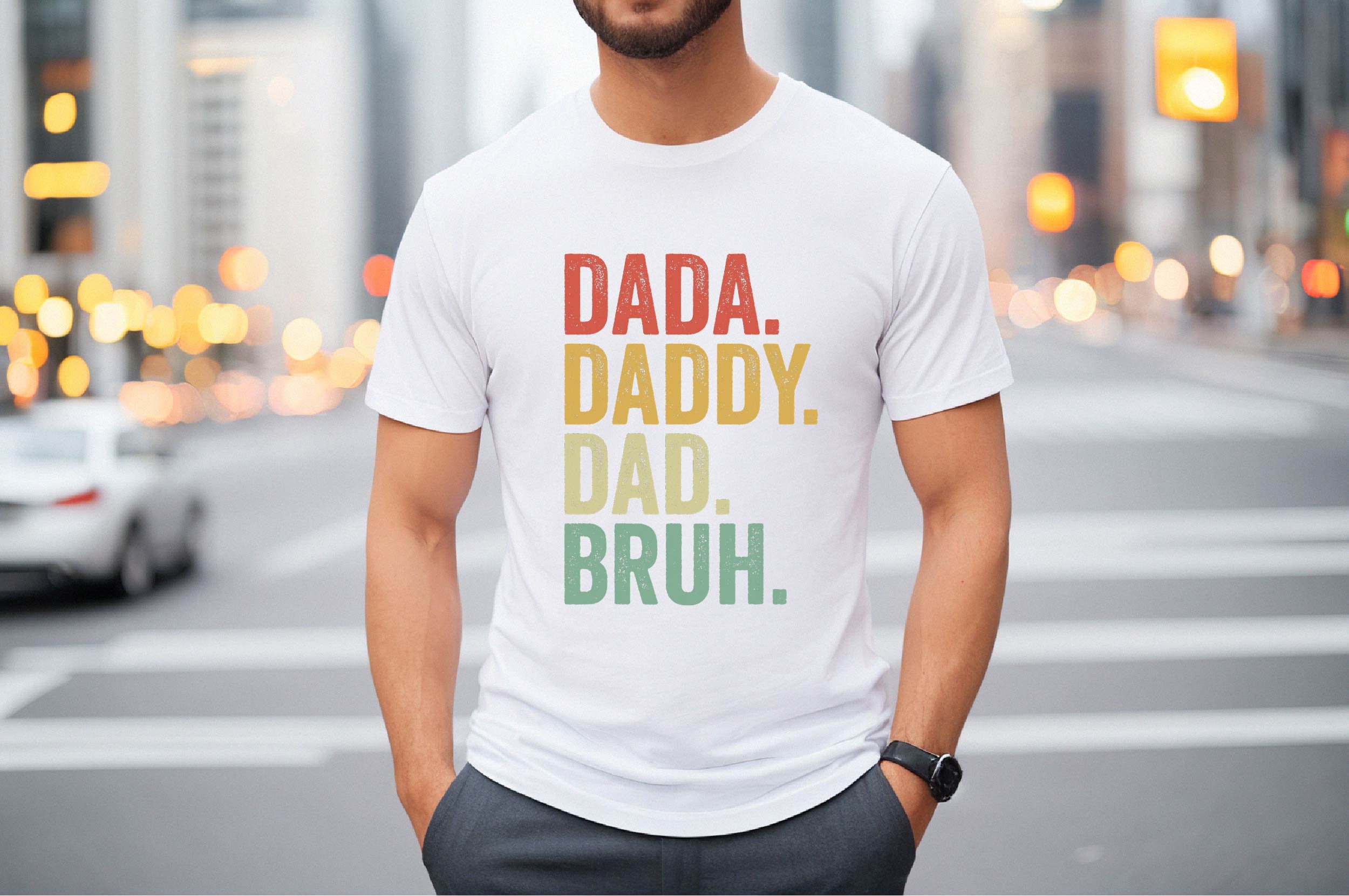 Dada Daddy Dad Bruh Shirt, Fathers Day Shirt, Birthday Gift for Dad ...
