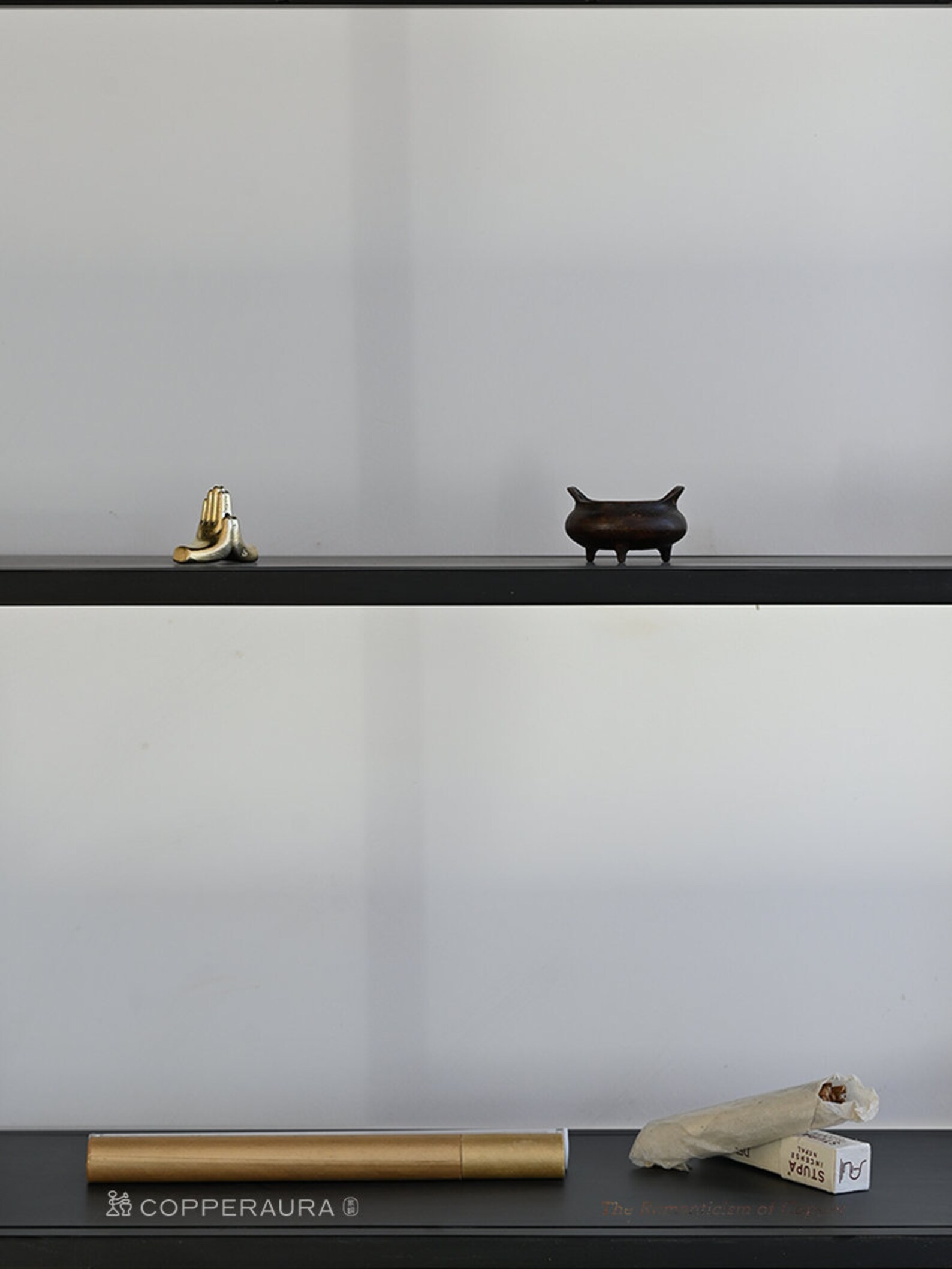 Namaste Brass Incense Holder by COPPERAURA - Etsy