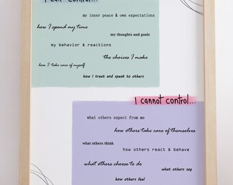 I Cannot Control Poster - Etsy