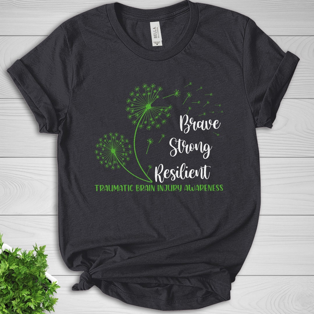 Traumatic Brain Injury Awareness Month Shirt,traumatic Brain Injury ...