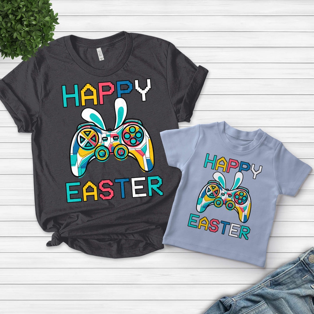 Happy Easter Shirt, Video Game Easter Shirt,couple Gamer Easter ...