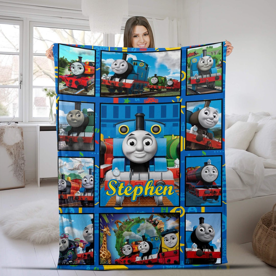 Personalized Thomas the Train Blanket, Thomas & Friends Birthday ...