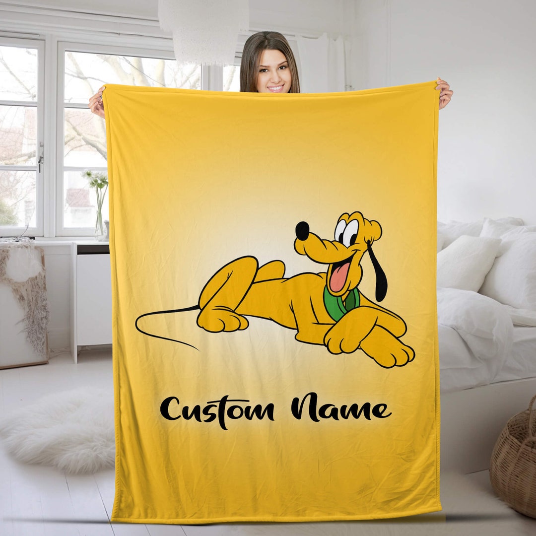 Personalized Family Pluto Blanket Pluto Fleece Blanket Family Pluto Birthday Theme Party Pluto ...