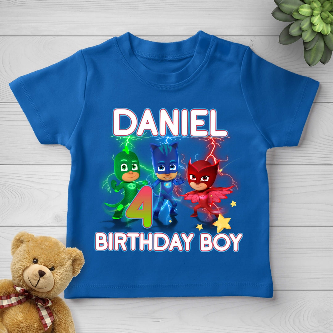 Personalized Junior Mask Matching Shirt,superhero Kids Tee,moon Light ...