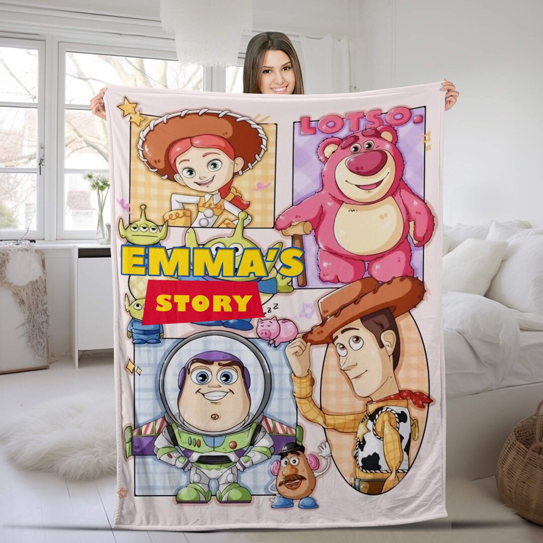 Personalized Disney Pixar Toy Story Blanket,custom Baby Girl Boy Disney ...