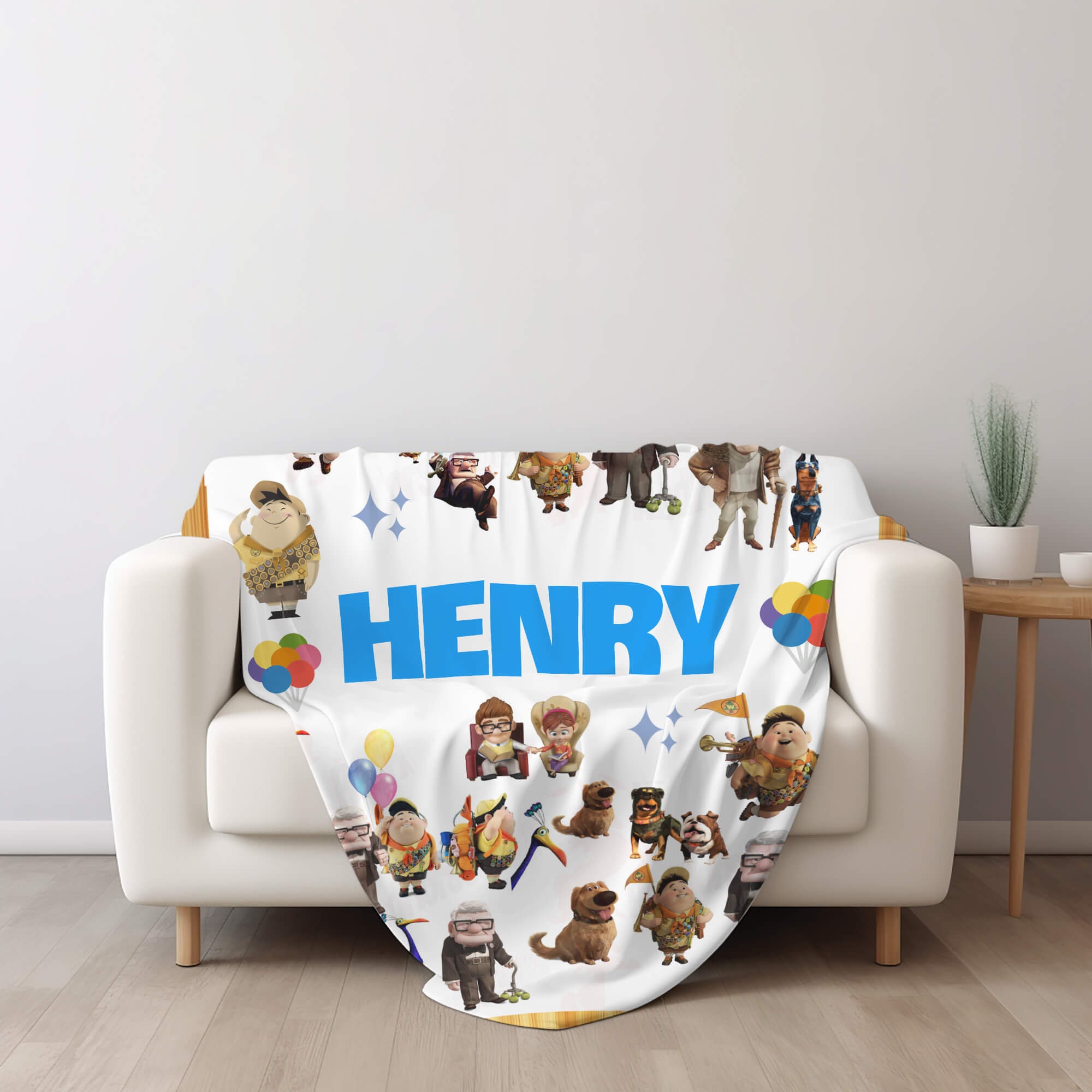 Personalized Disney Pixar Up Blanket, Adventure Is Out There Fleece ...