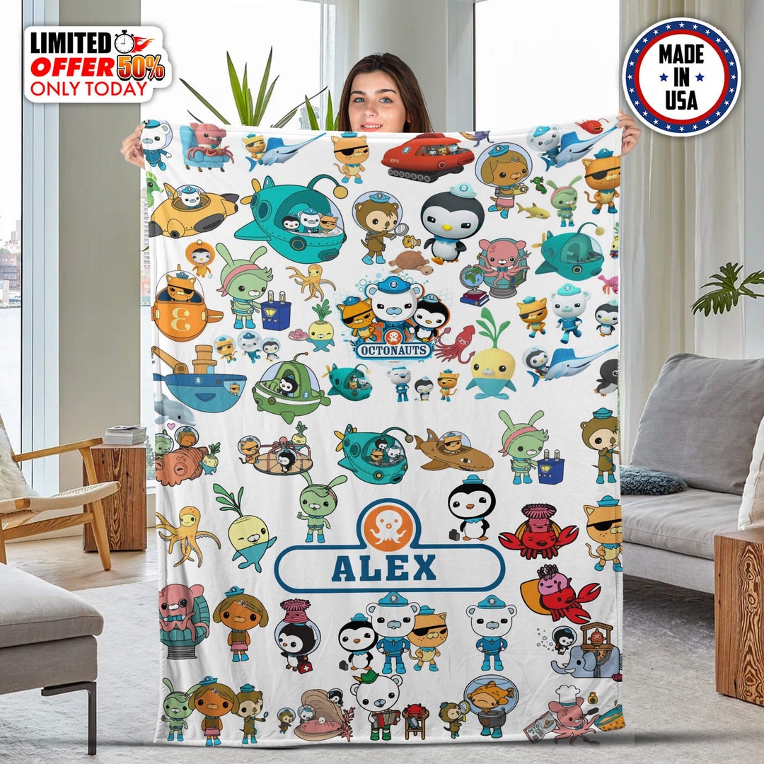 Cartoon Octonauts Blanket, Personalized the Octonauts Velvet Blanket ...