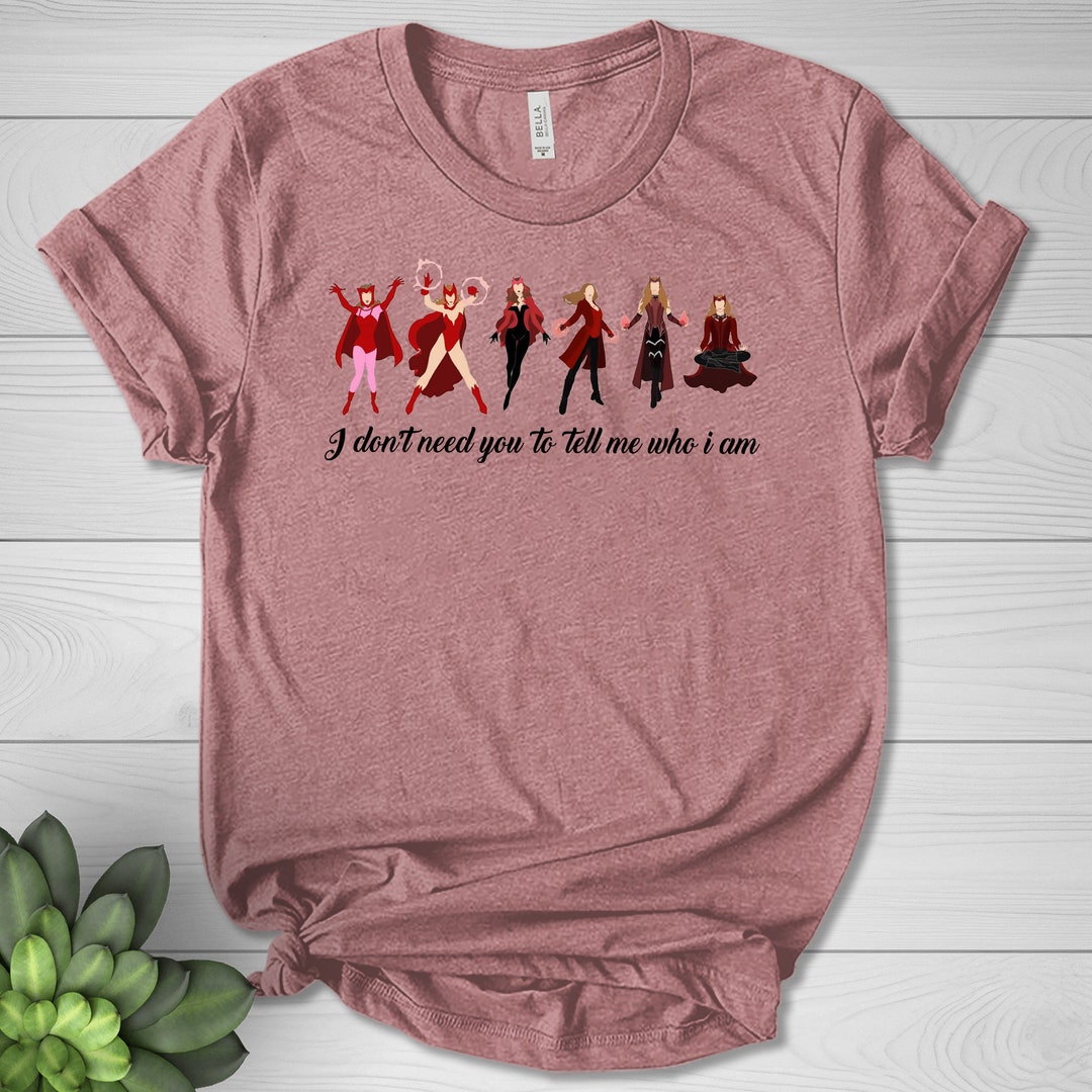 Scarlet Witch Shirt, Wanda Maximoff T-shirt, Elizabeth Olsen Shirt ...
