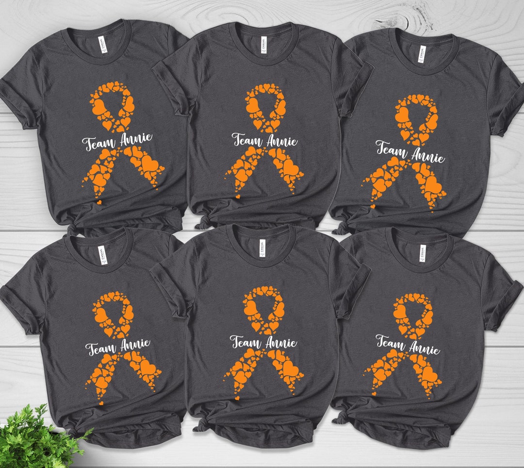 Personalized Leukemia Cancer Ribbon Shirt,custom Cancer Team Tee,cancer ...