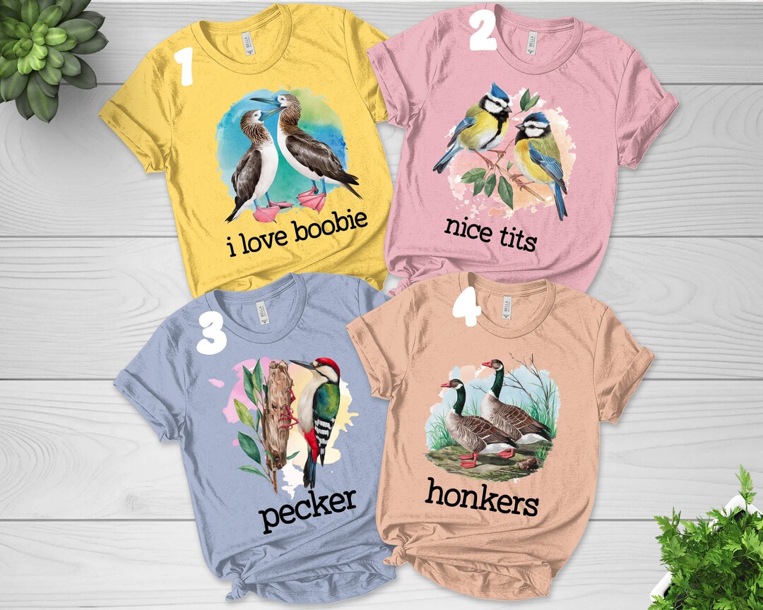 Funny Bird Coasters Shirt, Bird Nerd Shirt, Bird Pun Shirt, Nice Tits ...