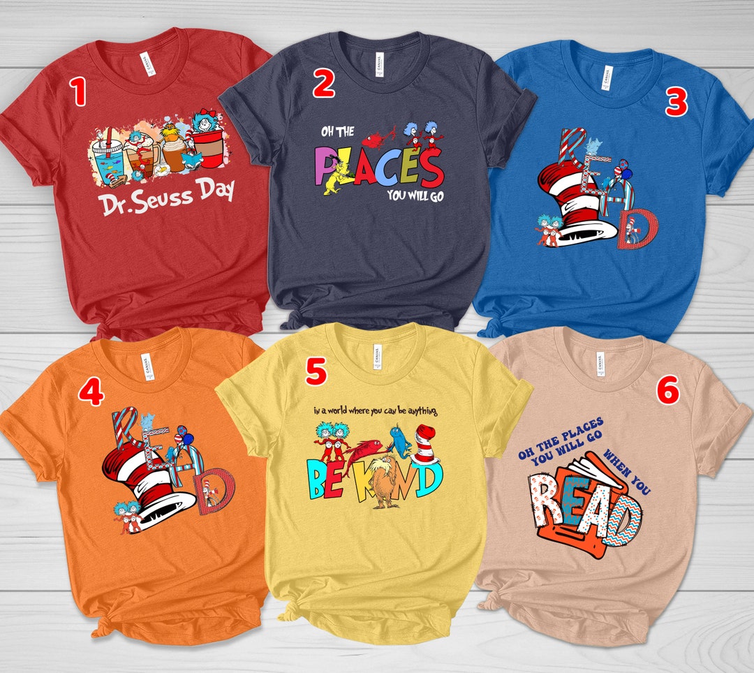 Reading Rocks Shirt, Read Across America Shirt for Kids, Cat in the Hat ...