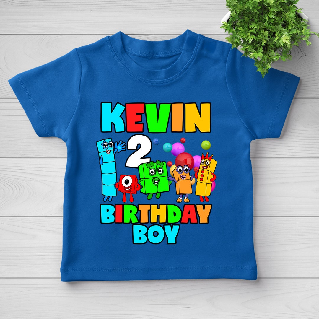 Numberblocks Shirt, Numberblocks Family Birthday Shirt, Personalized 1 ...