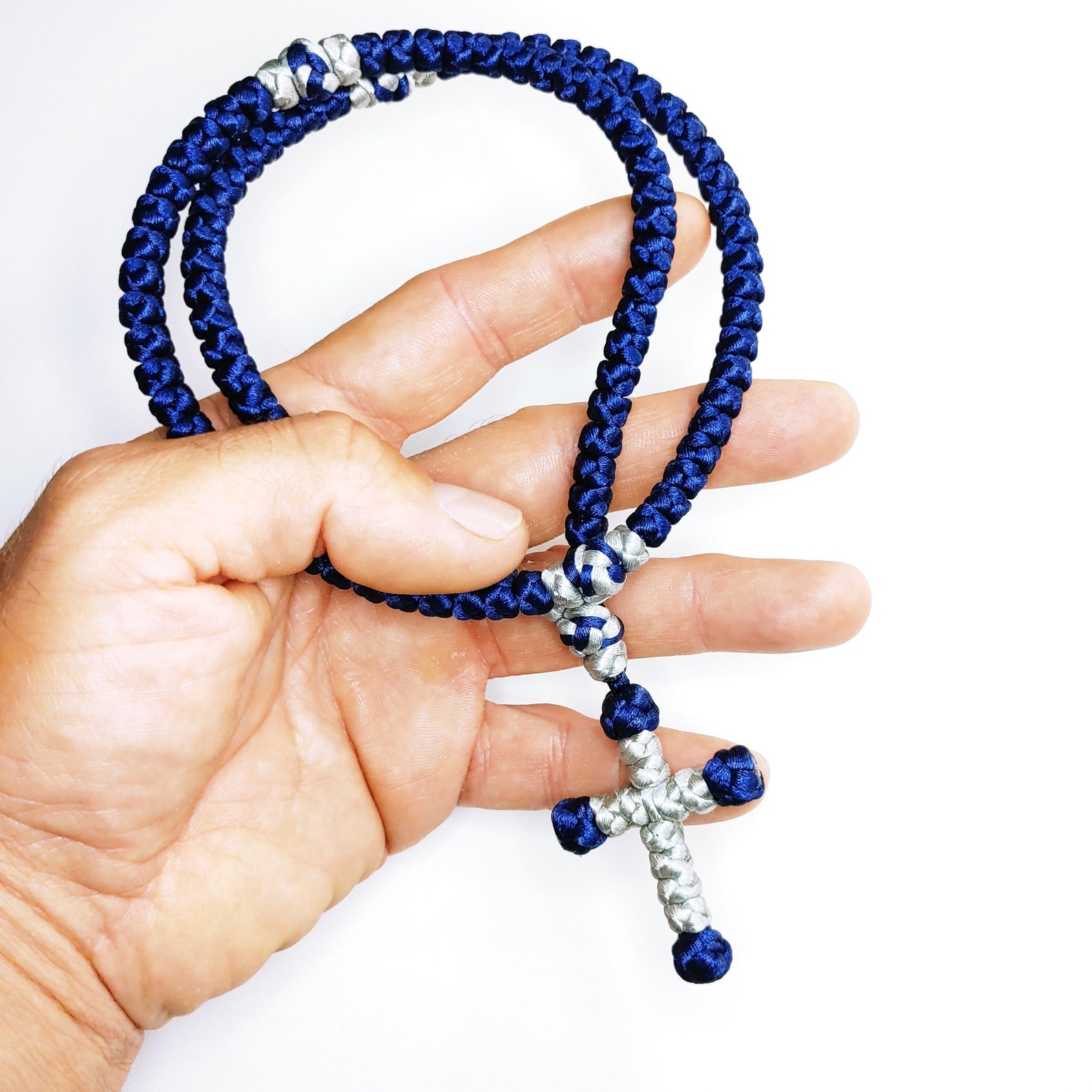 100 Knots Christian Handmade Prayer Rope Komboskini Rosary - Etsy