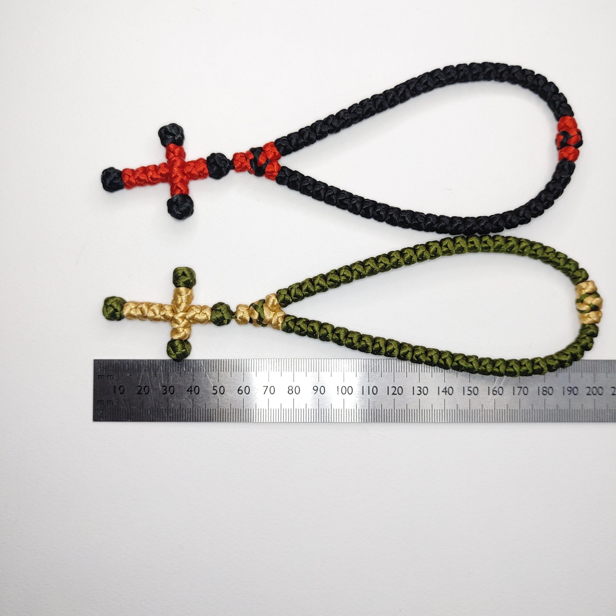 50 Knots Christian Handmade Prayer Rope Komboskini Greek Rosary - Etsy