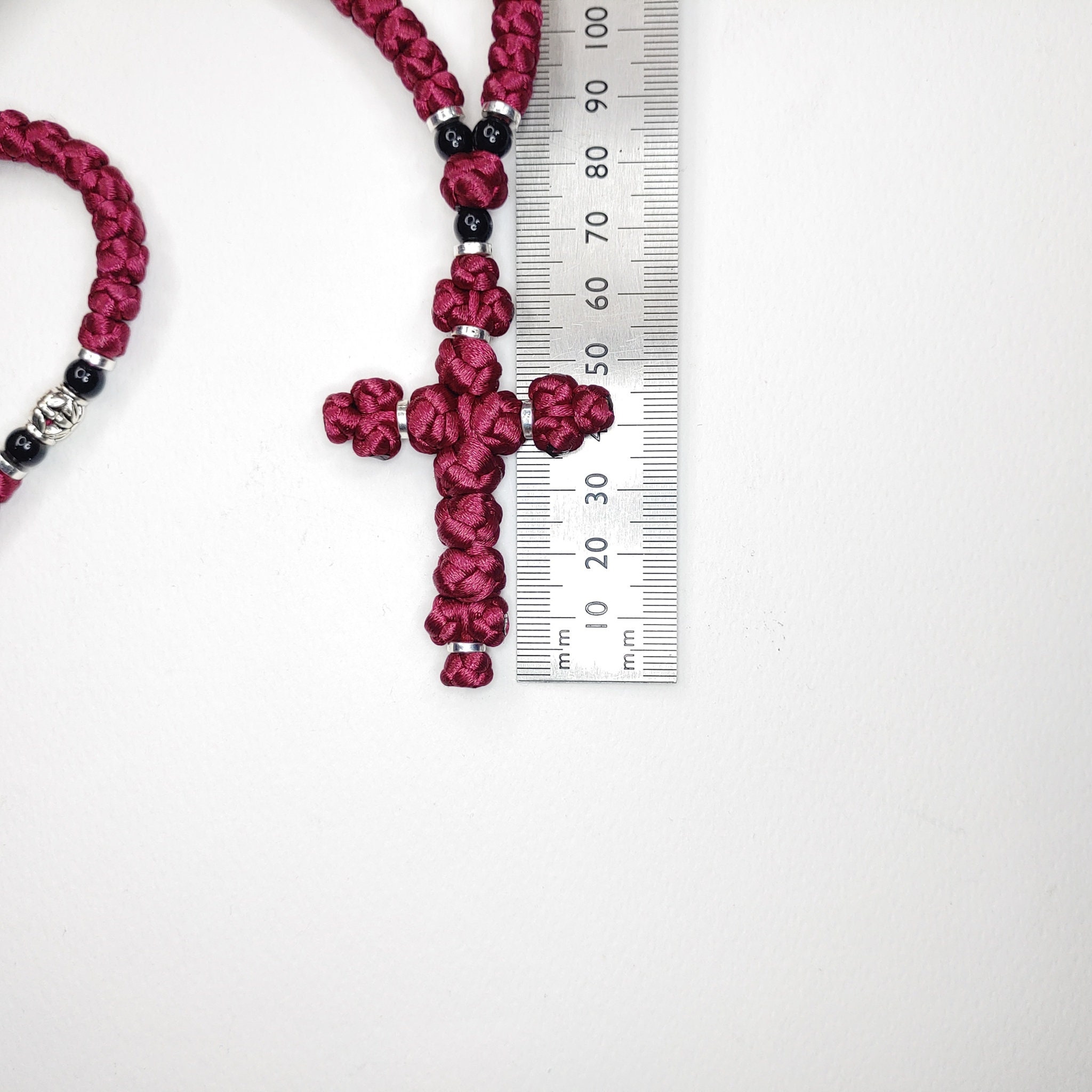 150 Knots Christian Handmade Prayer Rope Komboskini With Metal and ...