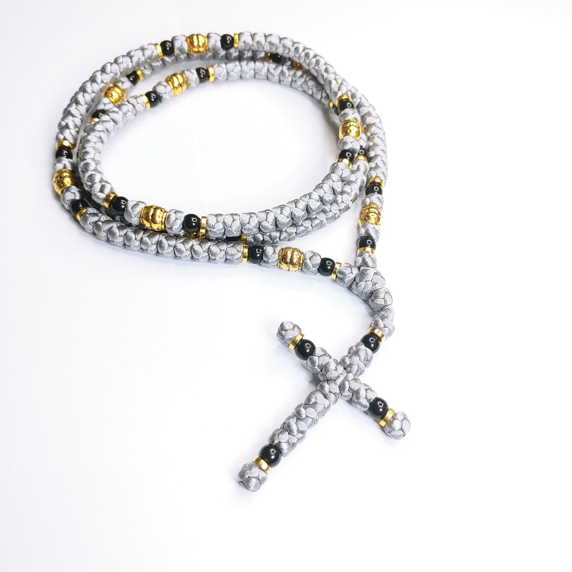 100 Knots Christian Handmade Prayer Rope Komboskini With Metal - Etsy