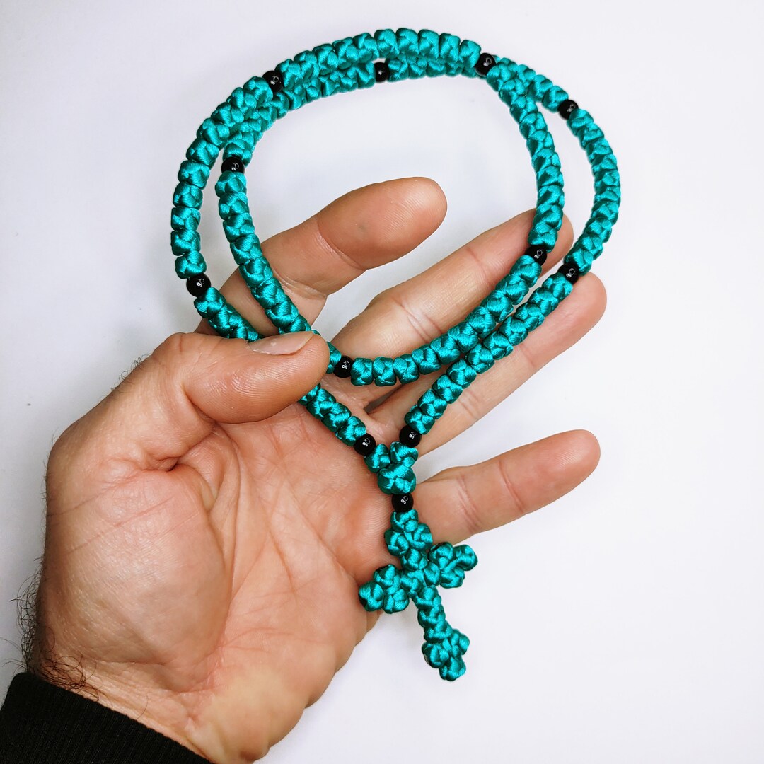 100 Knots Christian Handmade Prayer Rope Komboskini, Rosary Chyotki - Etsy