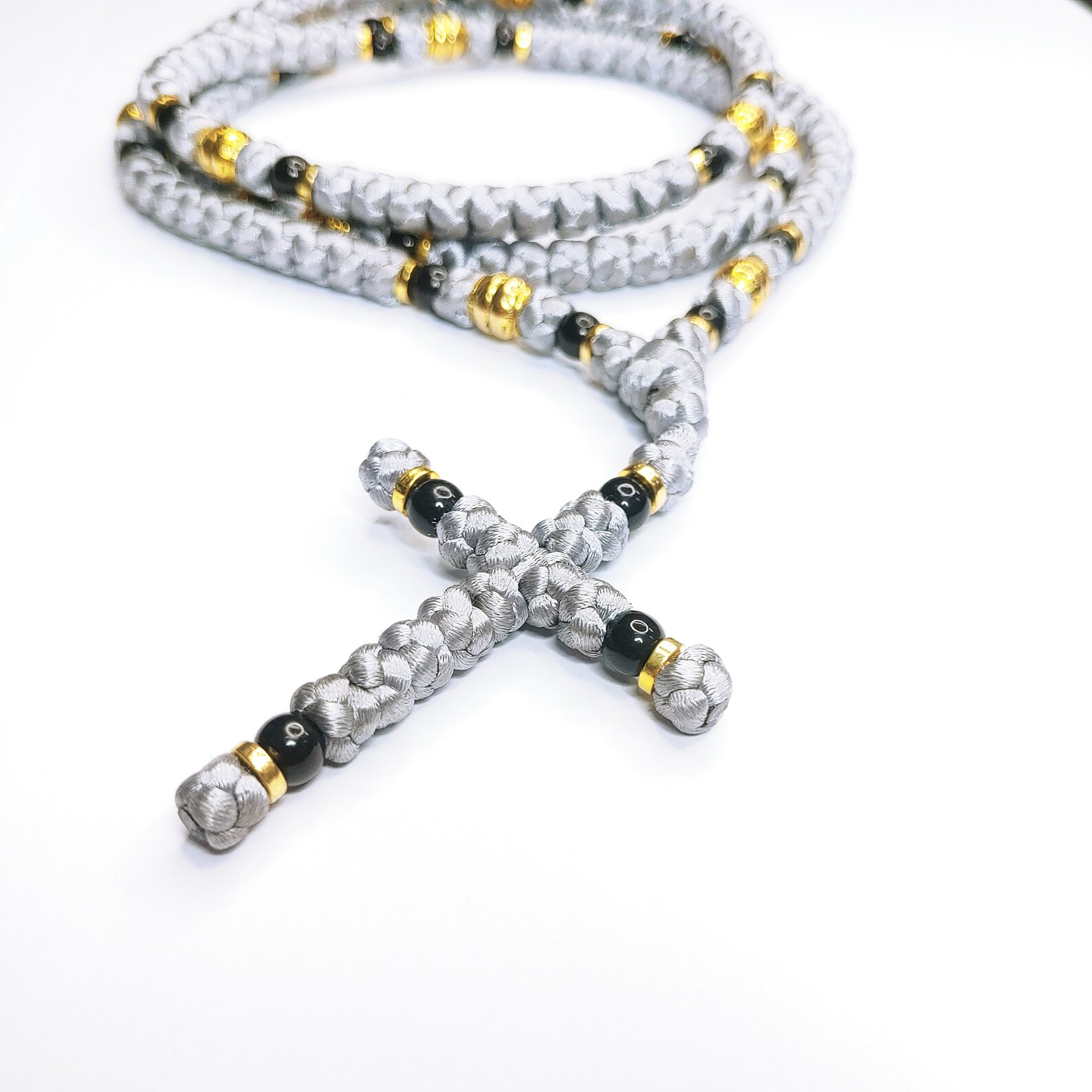 100 Knots Christian Handmade Prayer Rope Komboskini With Metal - Etsy