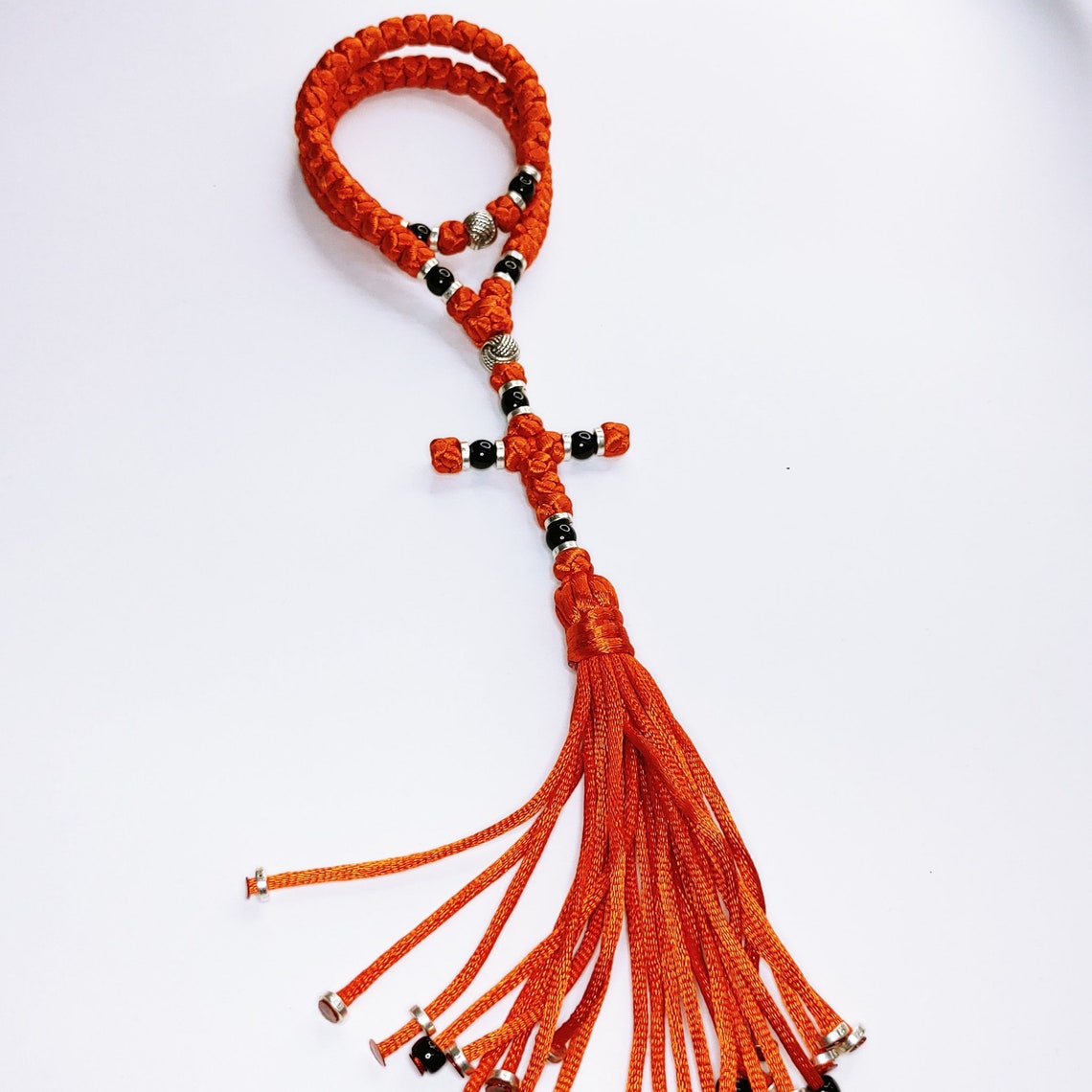 50 Knots Christian Handmade Prayer Rope Komboskini With Metal and ...