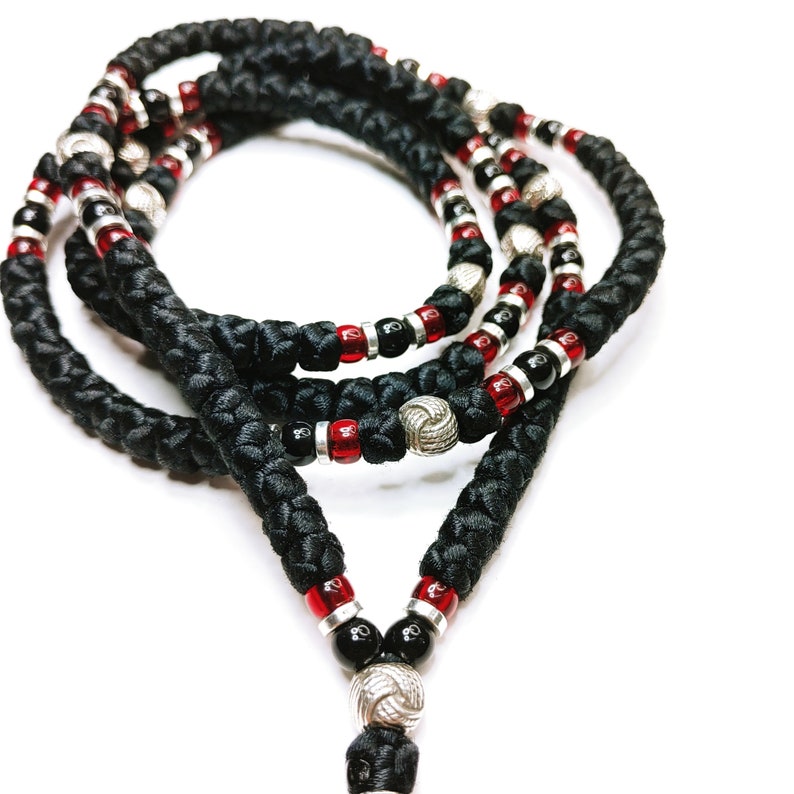 100 Knots Christian Handmade Prayer Rope Komboskini With Metal - Etsy