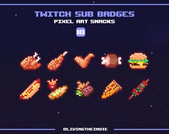 Chicken Badges Twitch - Etsy
