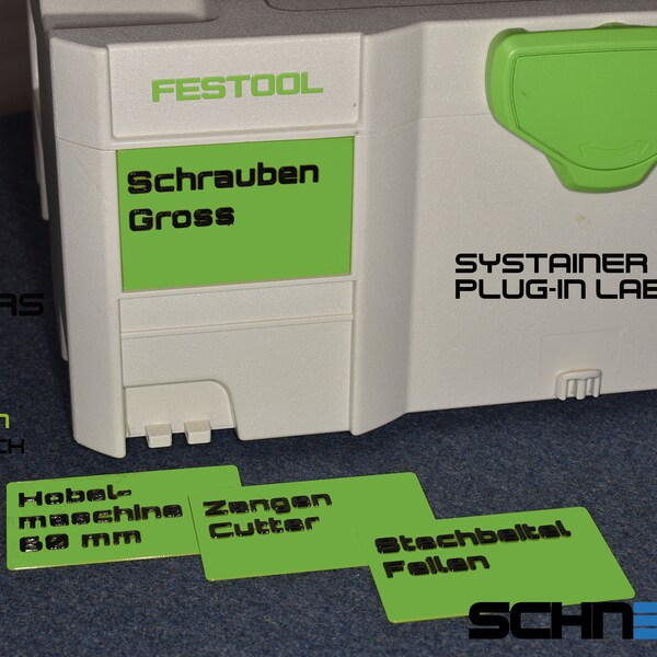 Systainer Label - Etsy