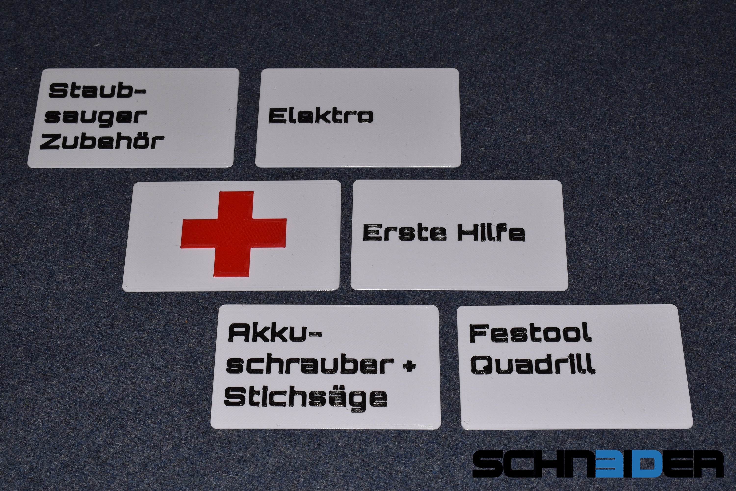 Steckkarte zur Beschriftung für Festool Systainer / Plug-In Label ...