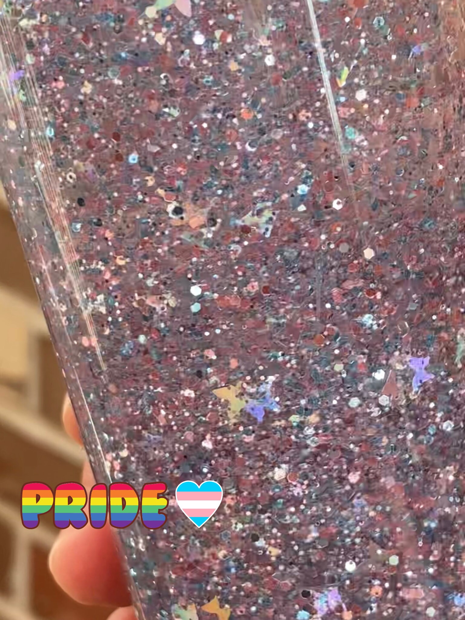 Transgender Flag Inspired Glitter Sensory Bottle_pride - Etsy
