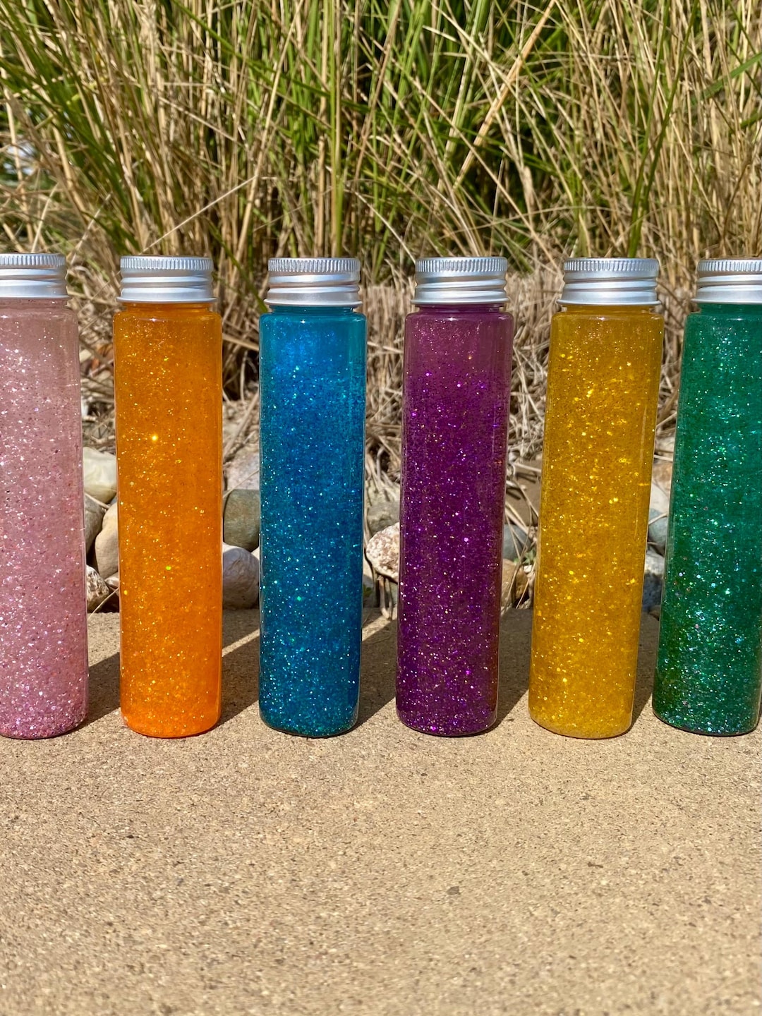 Metallic Vibe Potions | Mini Sensory Bottle | Calm Down Bottle | Autism ...