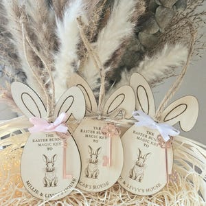 Easter Bunny Magic Key Personalised, Easter Basket Fillers, Easter Gift ...