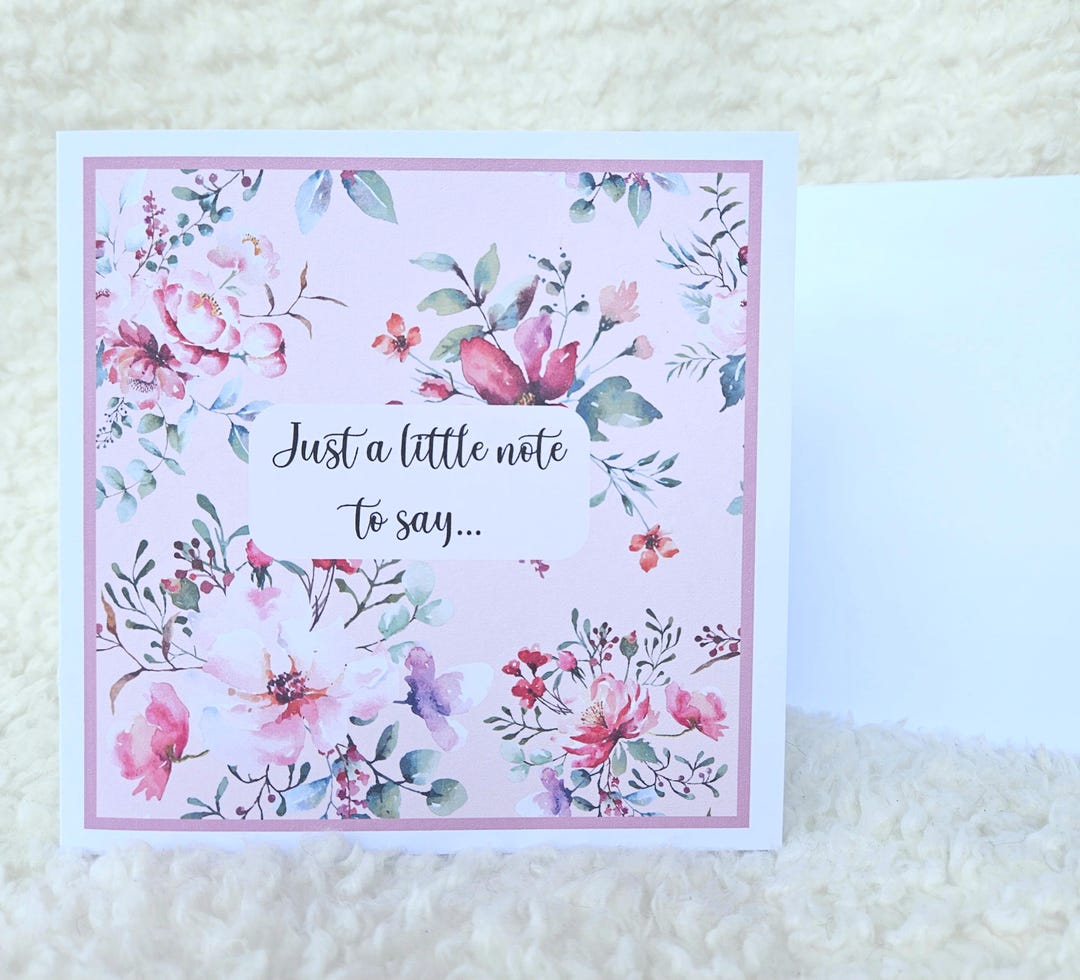 Note Card, Just to Say Cards, Thank You Card, Just a Little Note Card ...