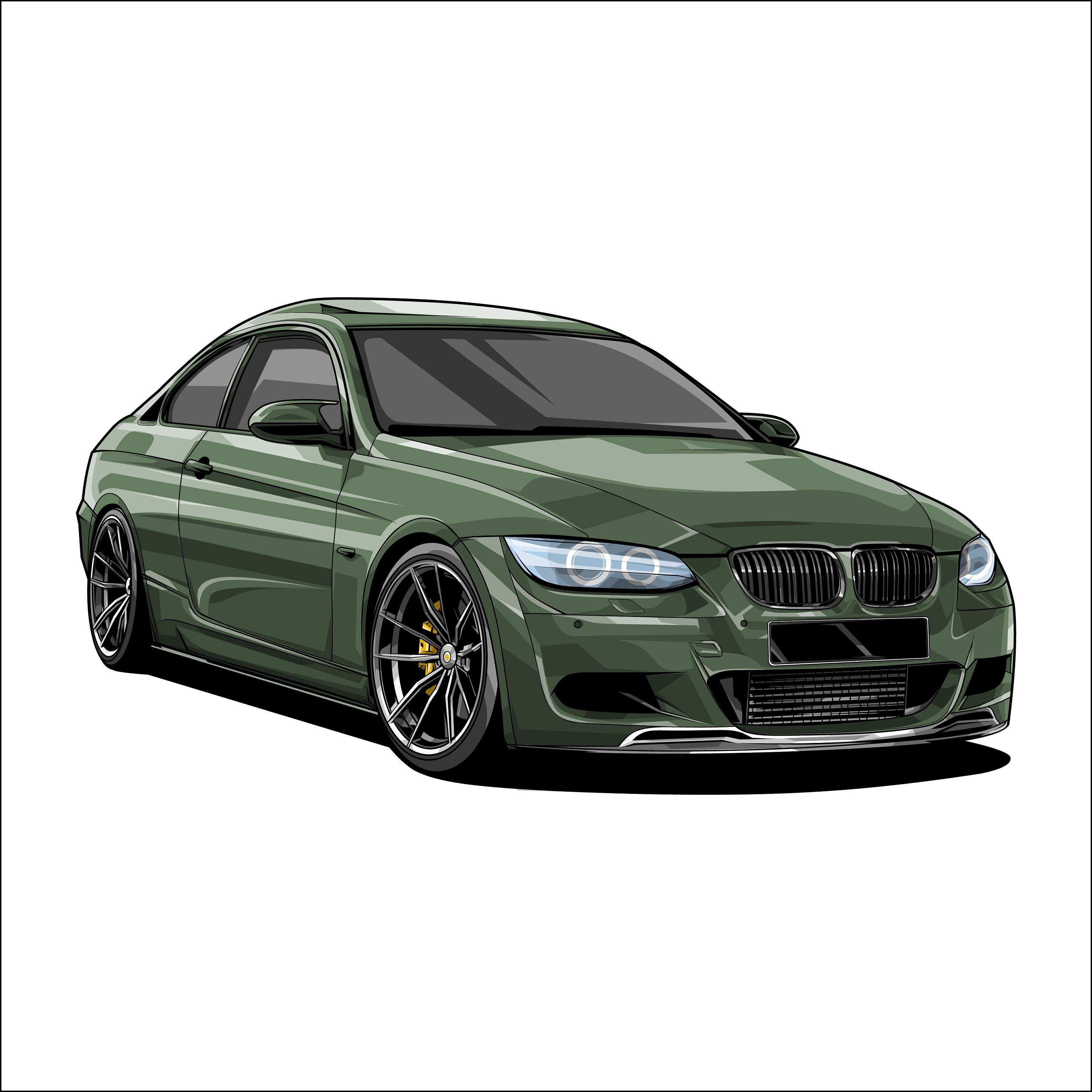 Custom Car Illustration Digital - Etsy