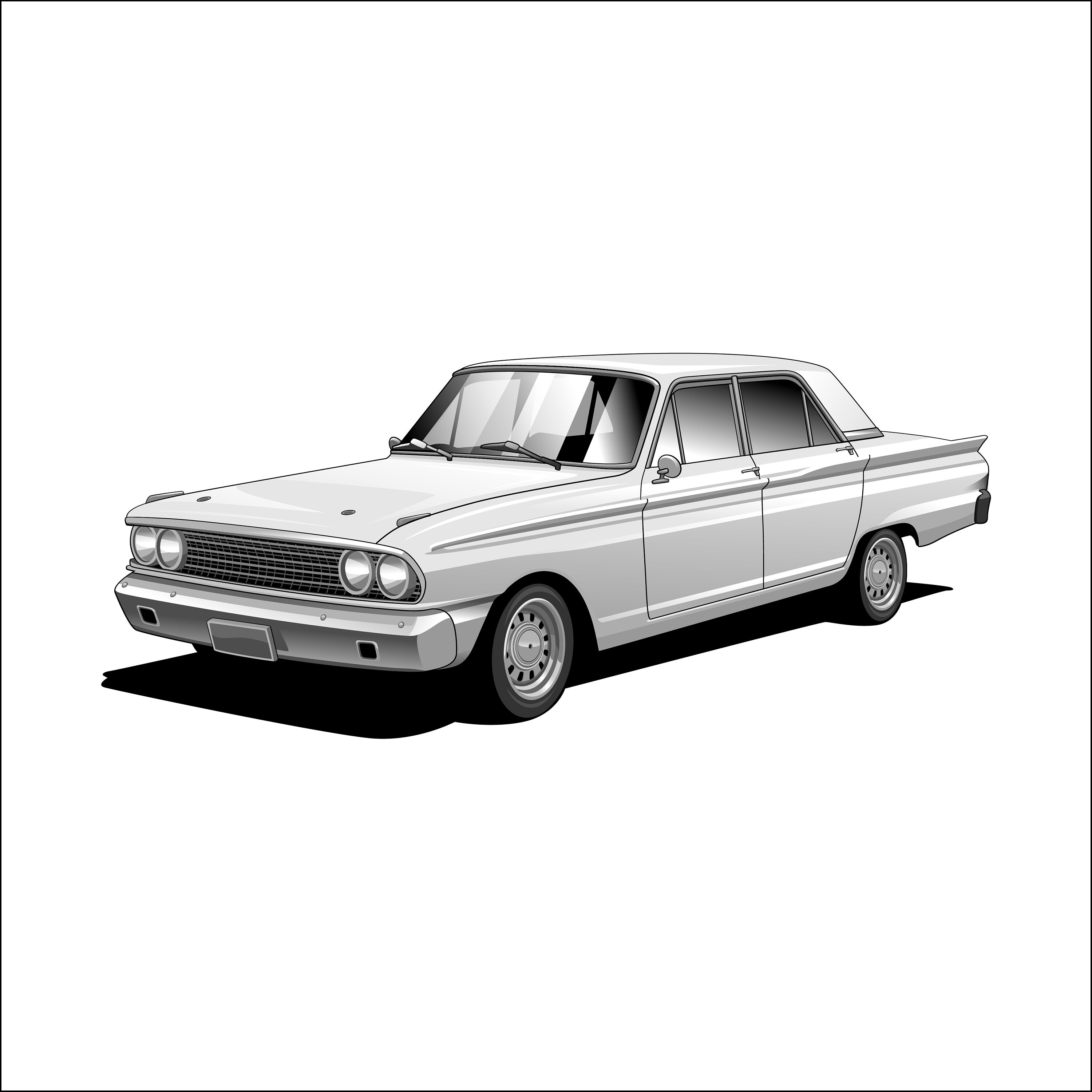 Custom Car Illustration Digital - Etsy