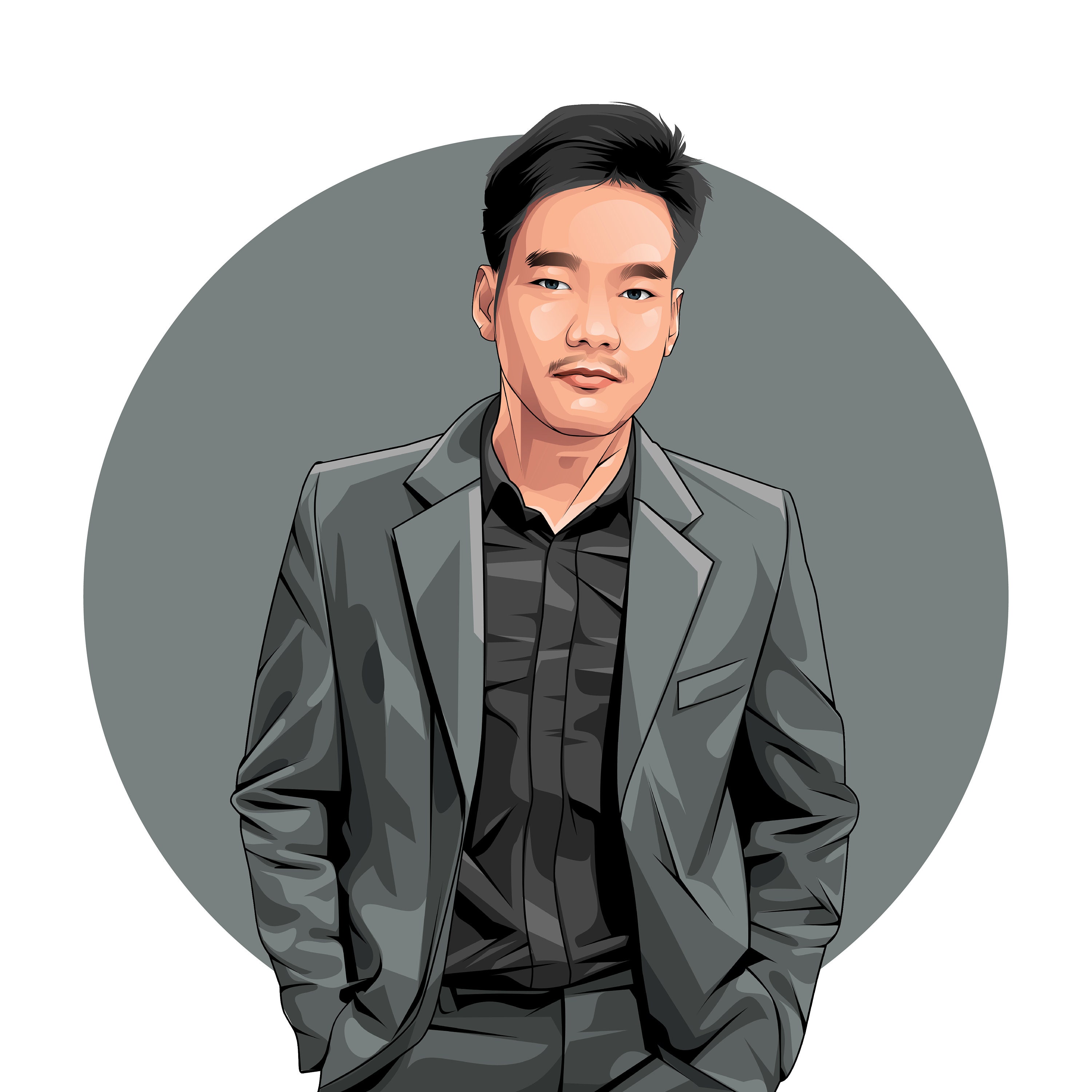 Custom Vector Cartoon & Illustration From Photo - Etsy