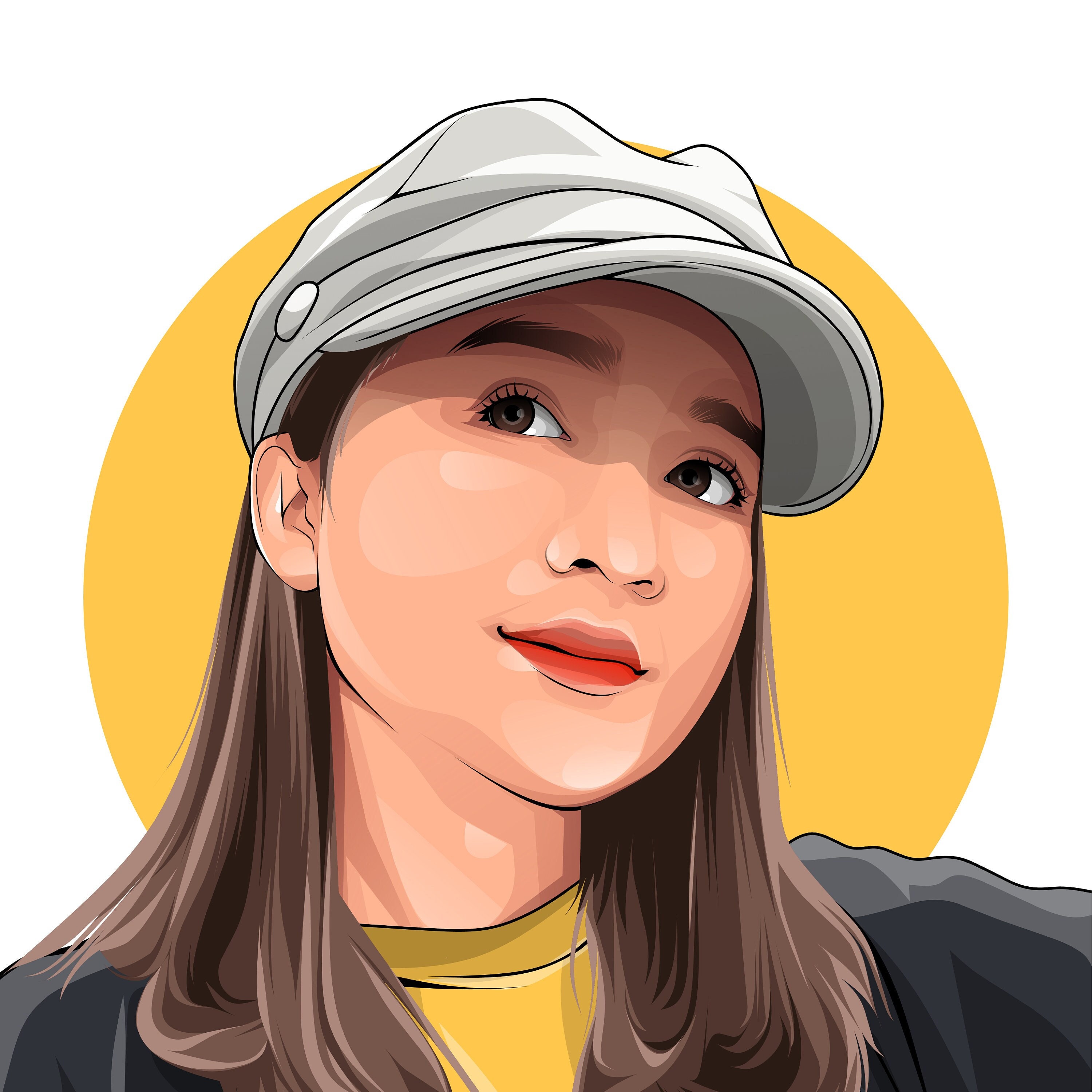 Custom Vector Cartoon & Illustration From Photo - Etsy