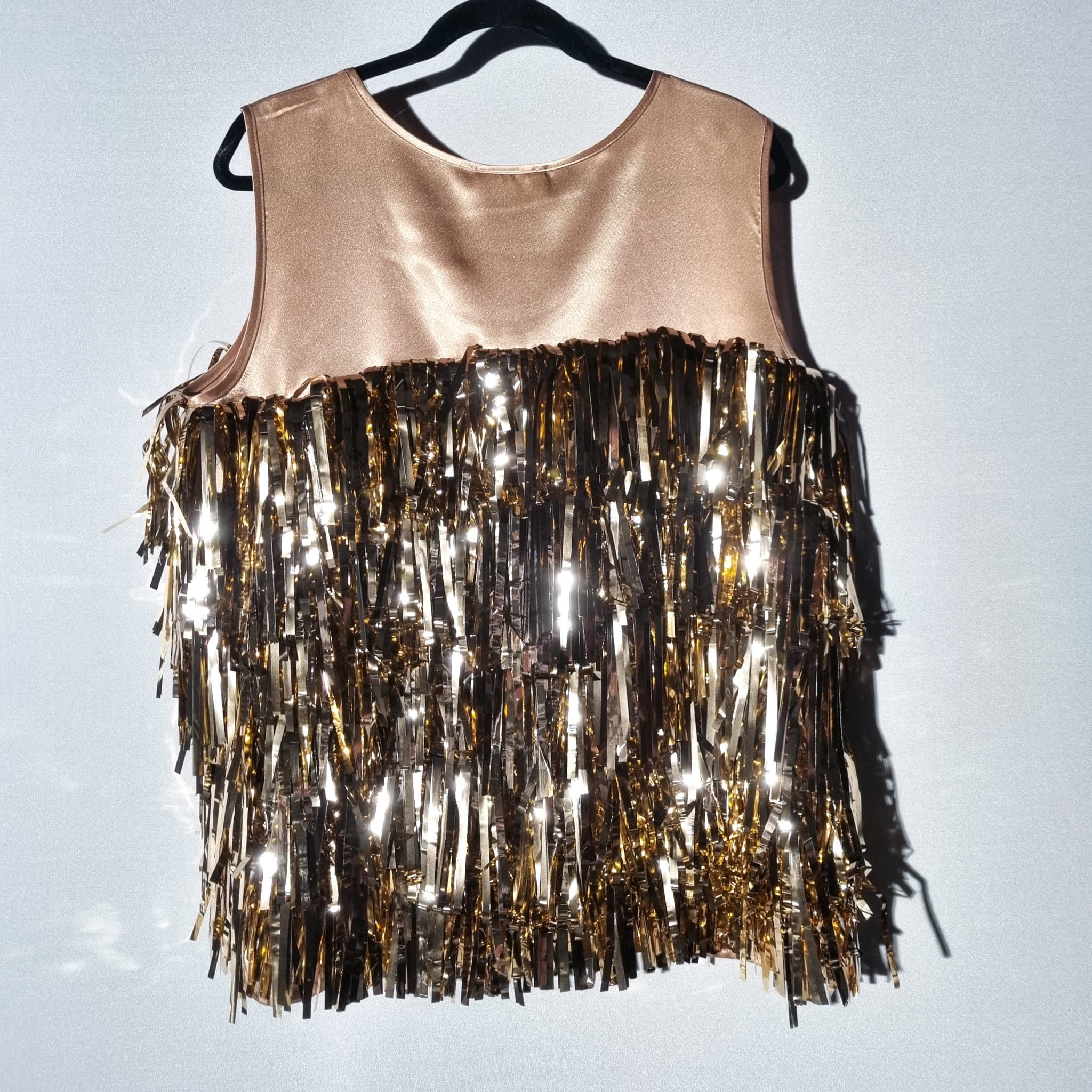 Metallic Gold Shine Tank - Etsy