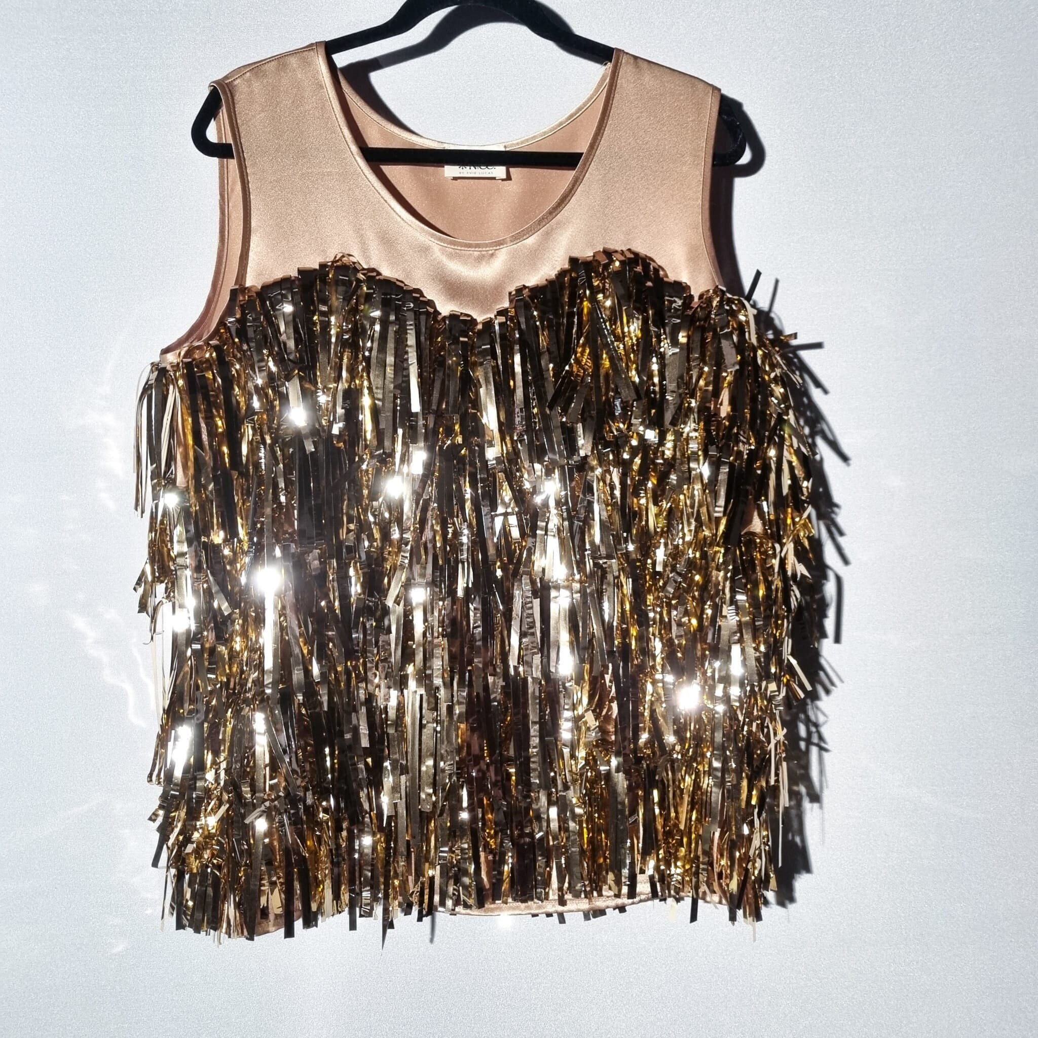 Metallic Gold Shine Tank - Etsy