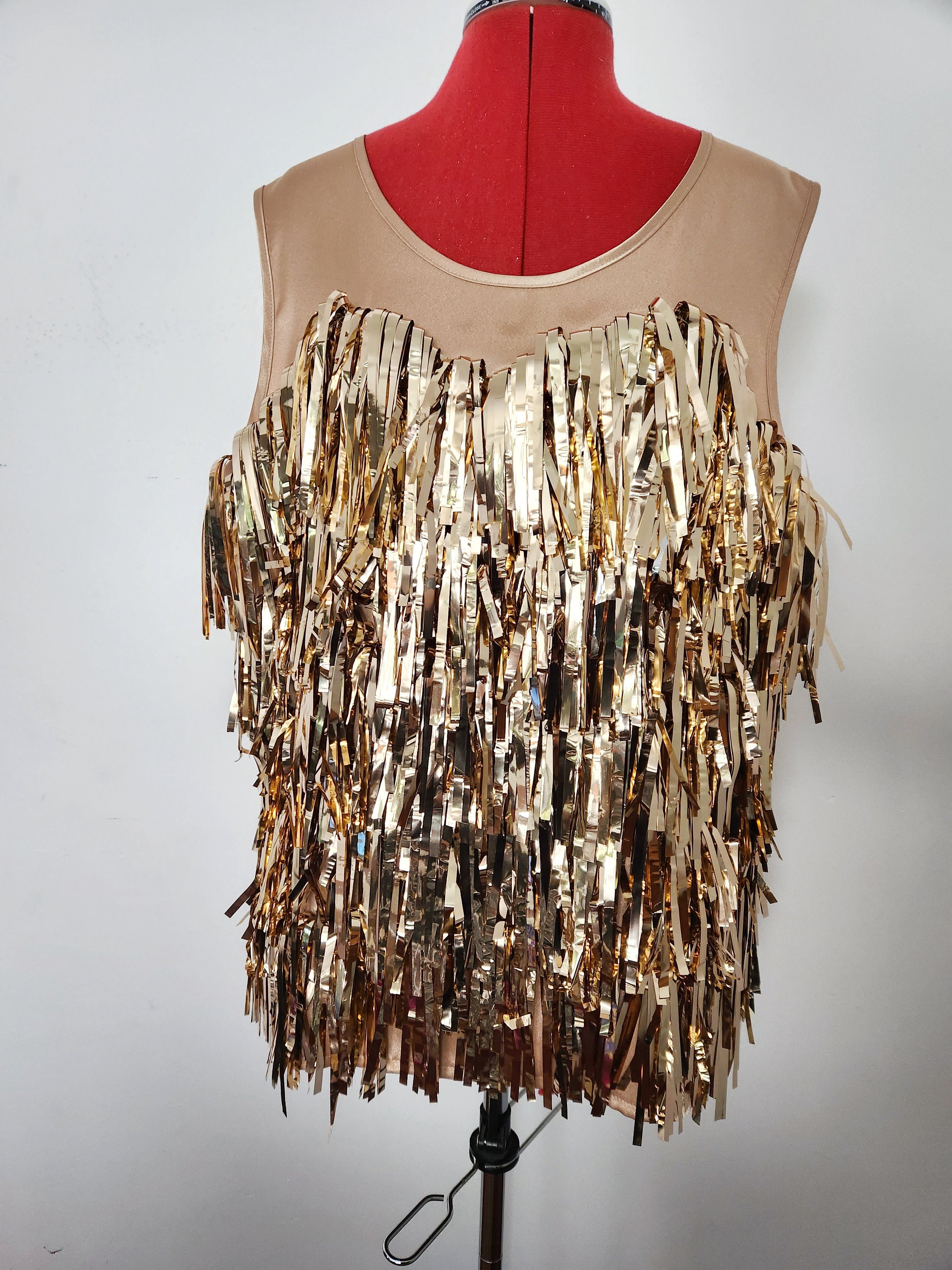 Metallic Gold Shine Tank - Etsy