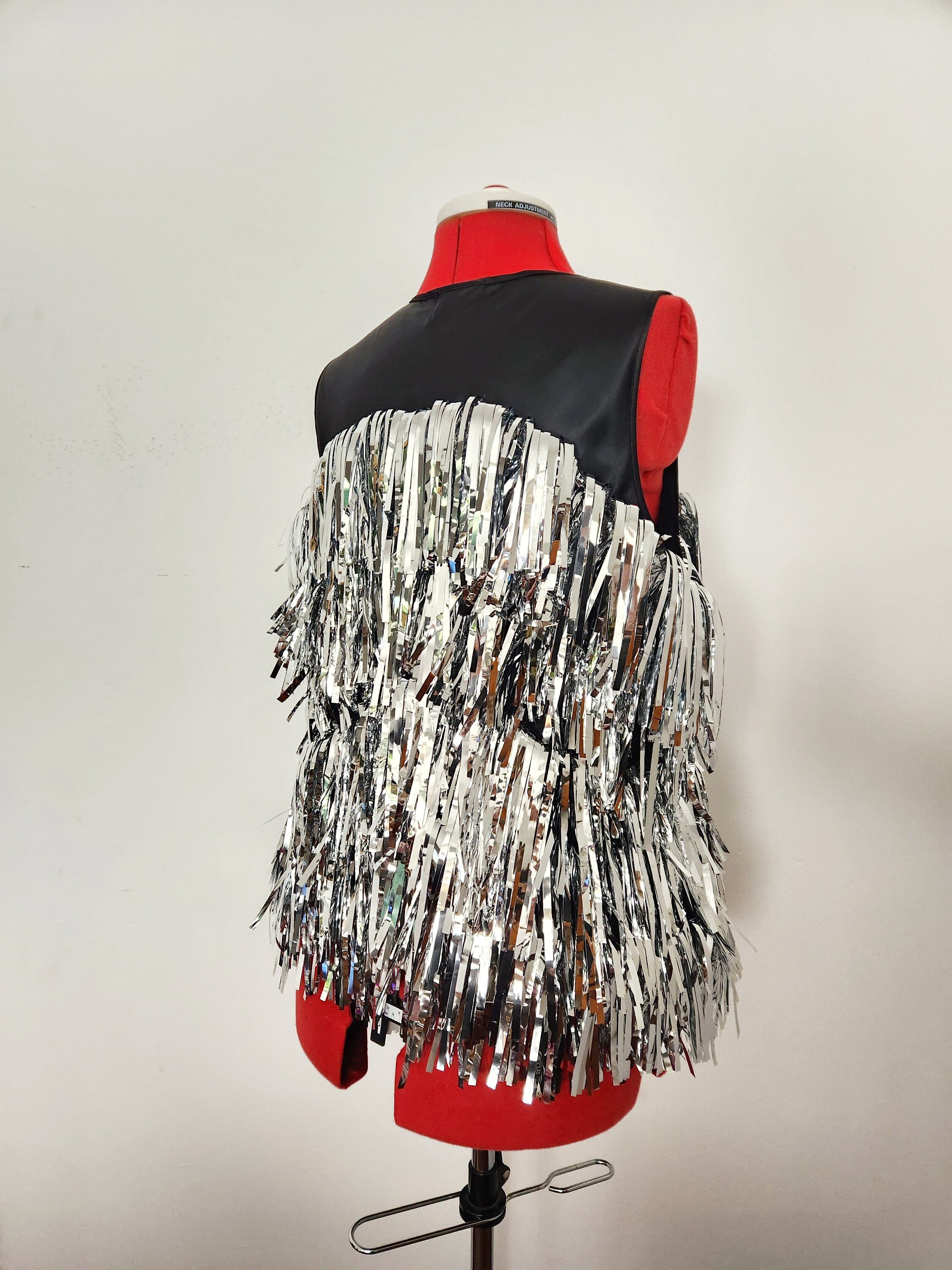 Metallic Silver and Black Tank - Etsy